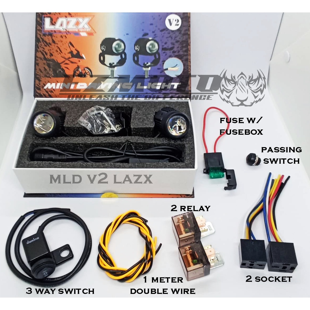 ♥Mini Driving Light V2 LAZX 4 wires (Available on SET) | Lazada PH