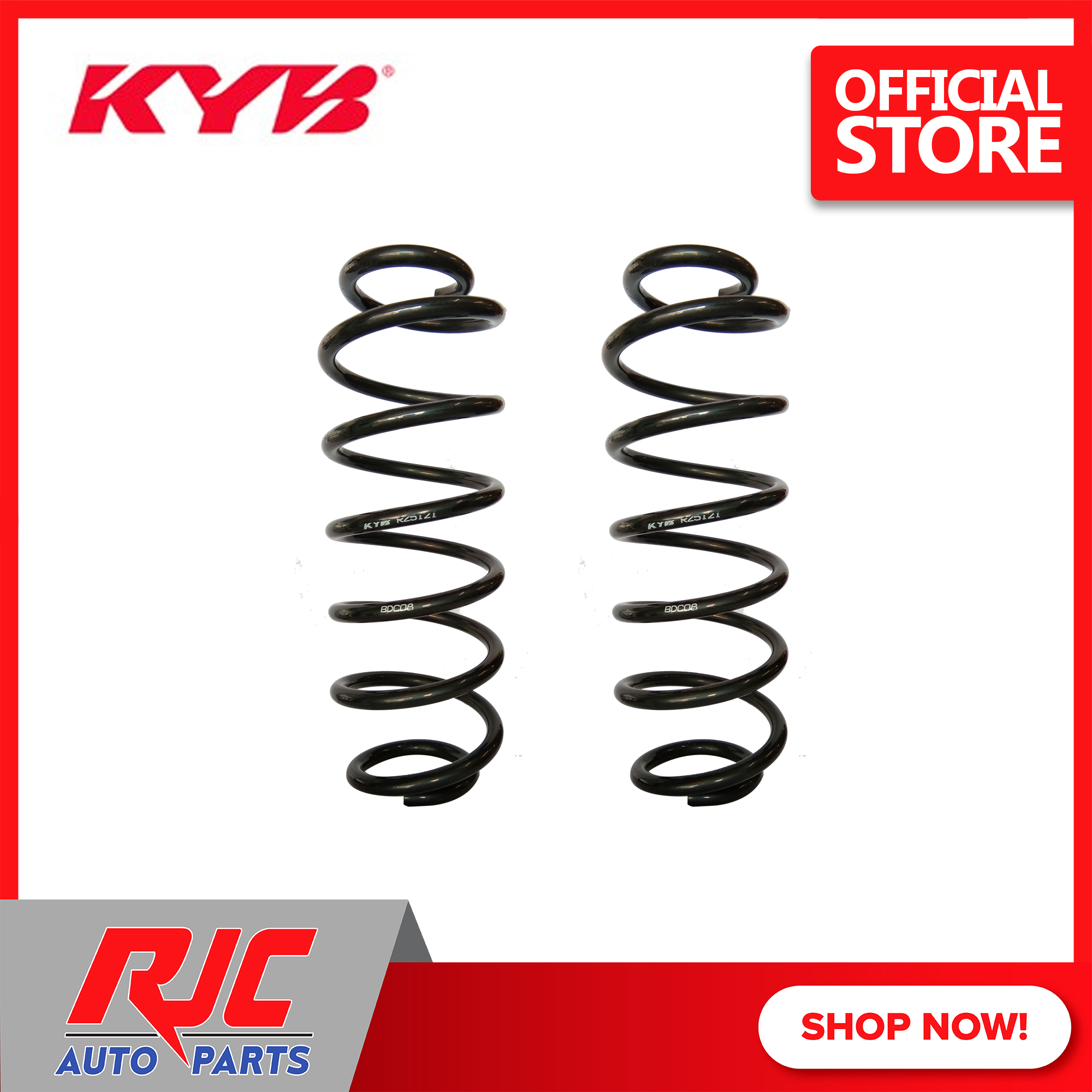 KYB K-FLEX REAR COIL SPRING CS-RZ5105 TOYOTA INNOVA KUN40,TGN40 2005 ...