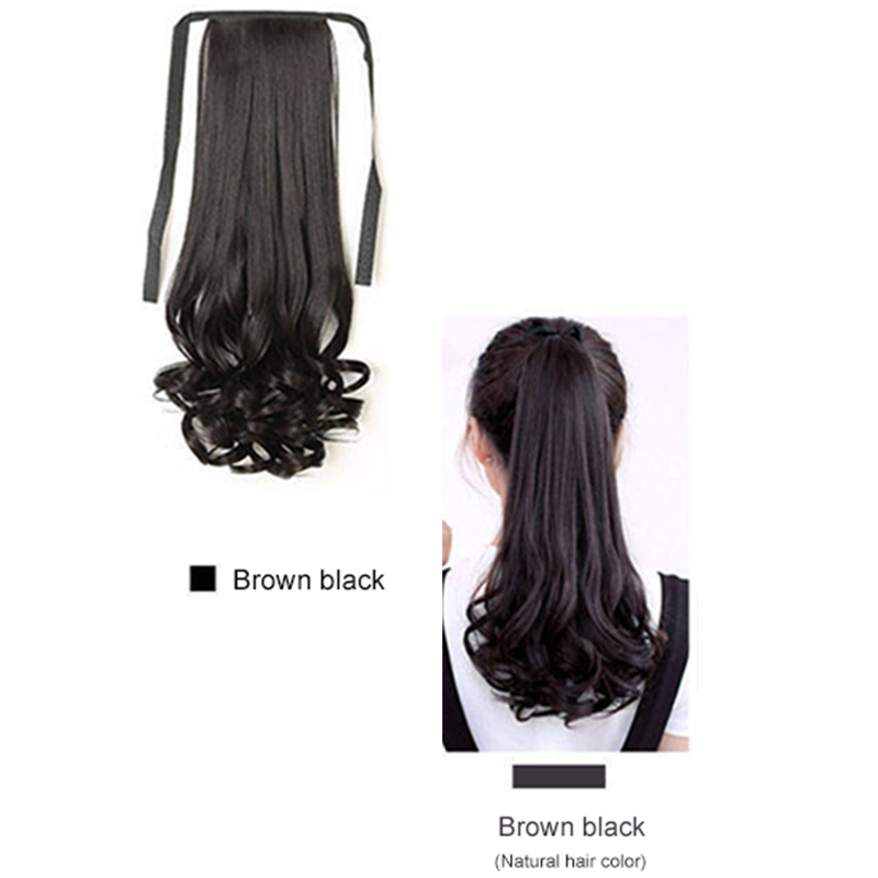 🔥Tamia👍 Wig Ponytail Female Long Curly Hair Strap Pear Flower Fake ...