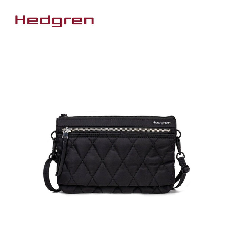 Hedgren Emma Quilted Black Womens Sling Bag | Lazada PH