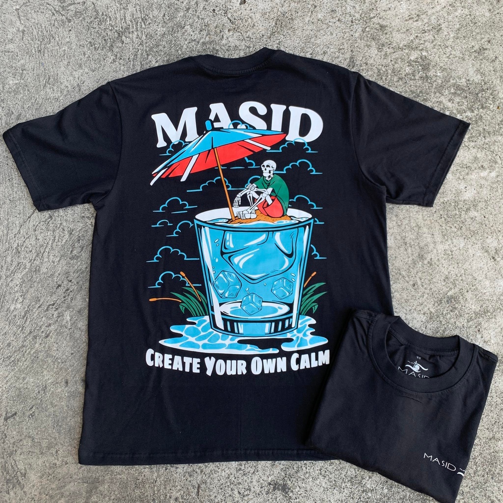 MASID - CREATE YOUR OWN CALM TSHIRT (BLACK) | Lazada PH