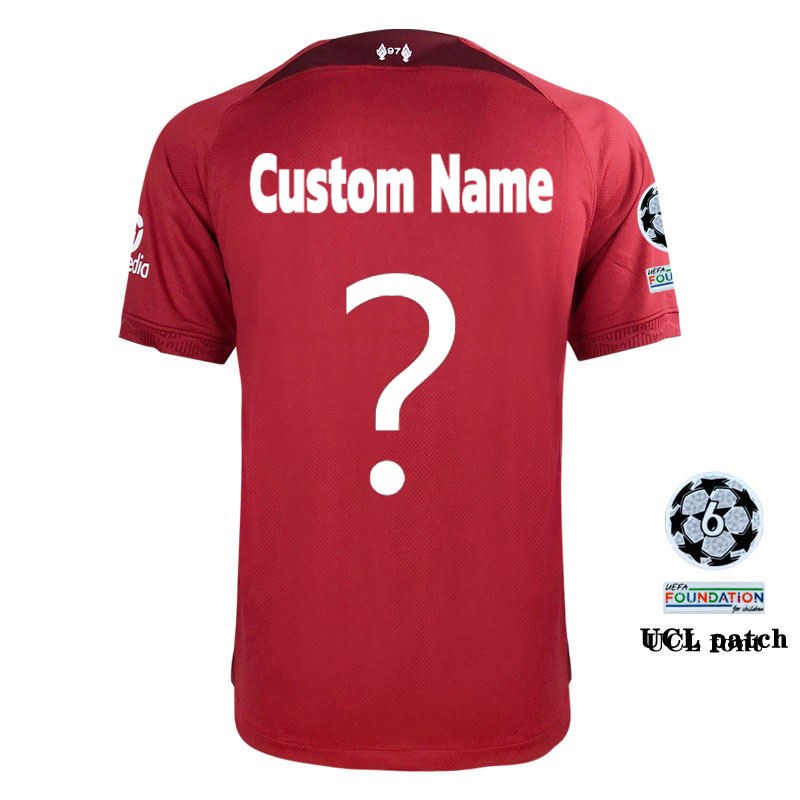 Liverpoolˉ Jersey 22/23 Player Version Home Jersi Custom Name 2022 2023 ...