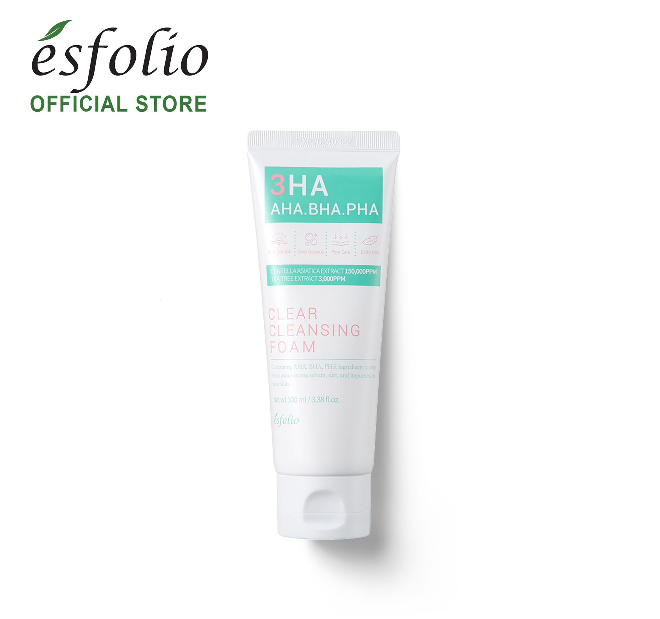 Esfolio 3HA Clear Cleansing Foam 100ml | Lazada PH