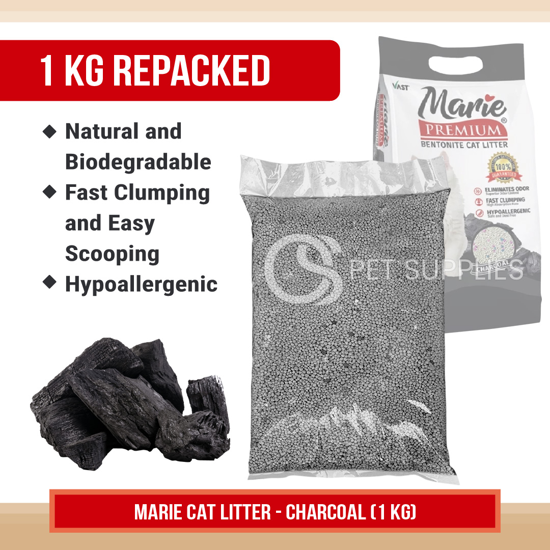 1 Kilo (Repacked) Marie Premium Bentonite Cat Litter Eliminates Odor ...