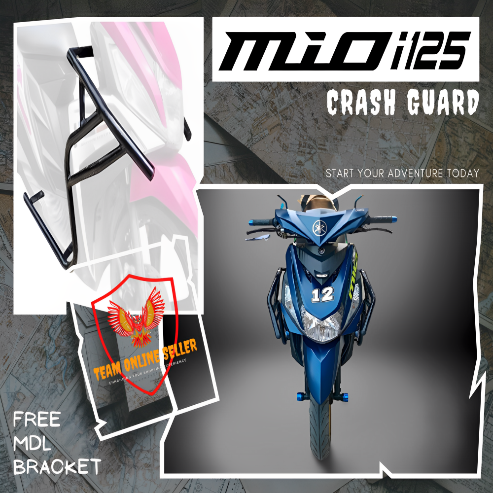 YAMAHA MIO I 125 - HALF CRASH GUARD - PHASE 1 | Lazada PH