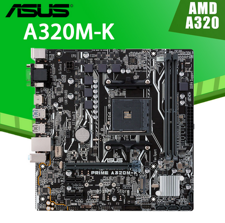 ⚡️For Asus PRIME A320M-K Motherboard A320M K AMD A320 DDR4 3200MHz 32Gb ...