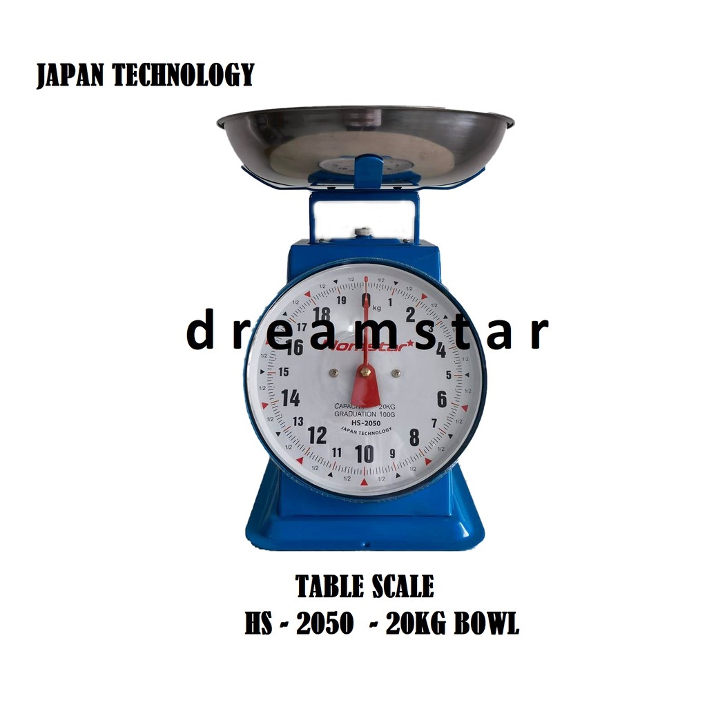 HOT SALE (Homstar) 20KG plate/BOWL WEIGHING SCALE/TIMBANGAN/KILOHAN ...