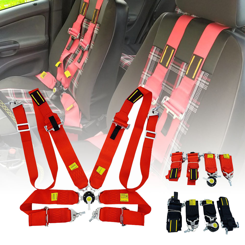 4 Point Snap-In Universal Camlock Quick Release Racing Car Belt Harness ...