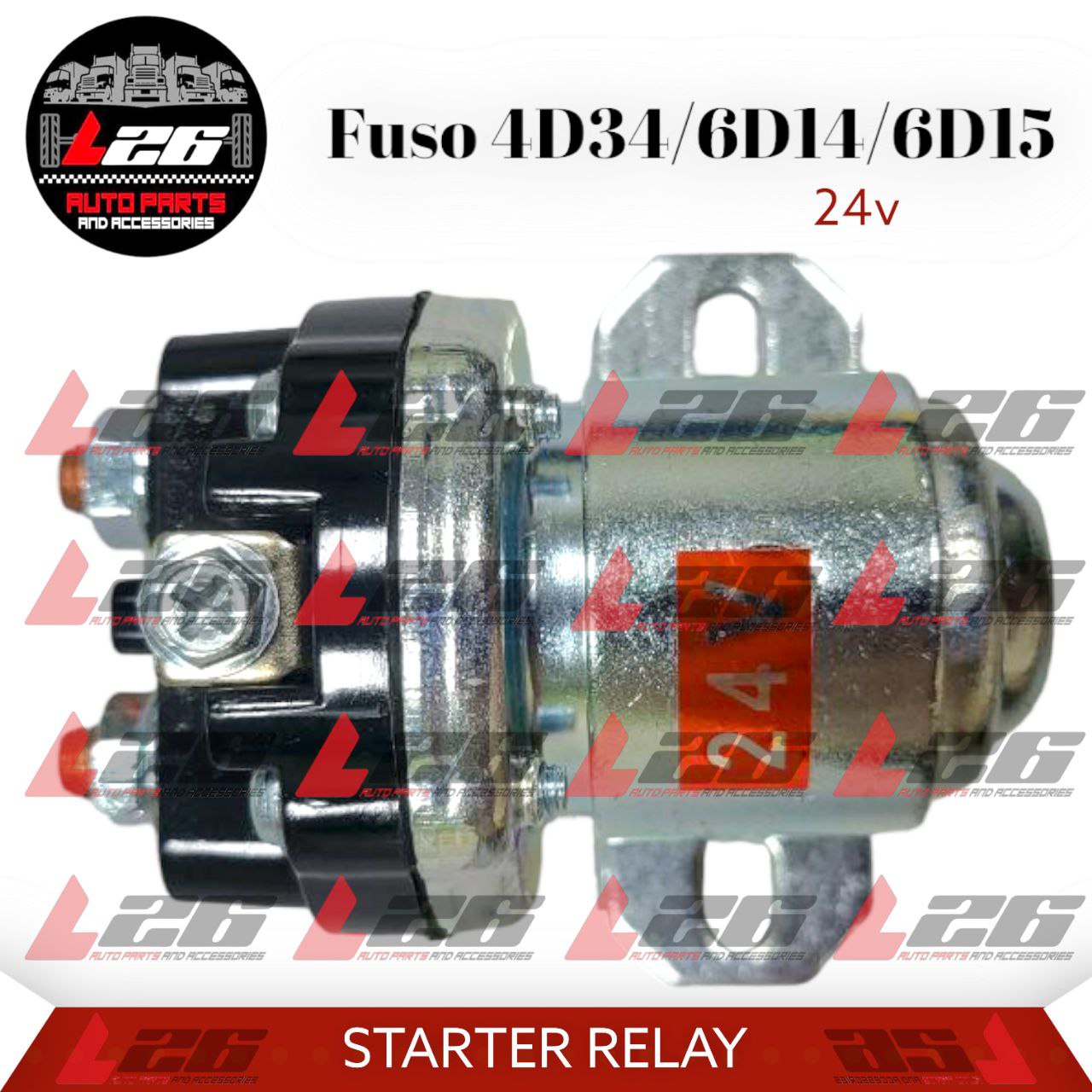 Fuso 4D34 6D14 6D15 STARTER RELAY 24V | Lazada PH