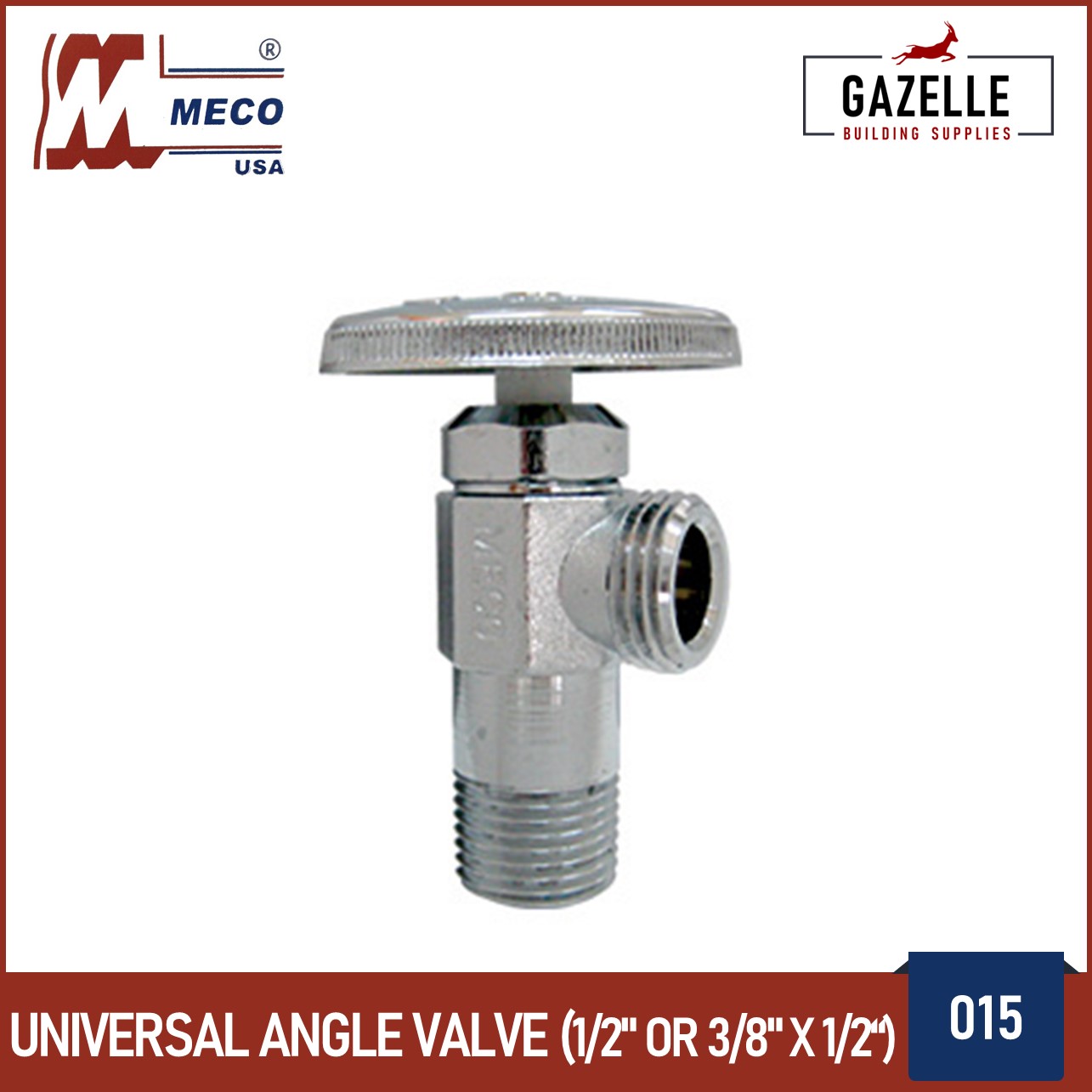 Meco Universal Angle Valve and 3-Way Angle Valve for Bidet Ste - 1/2 ...