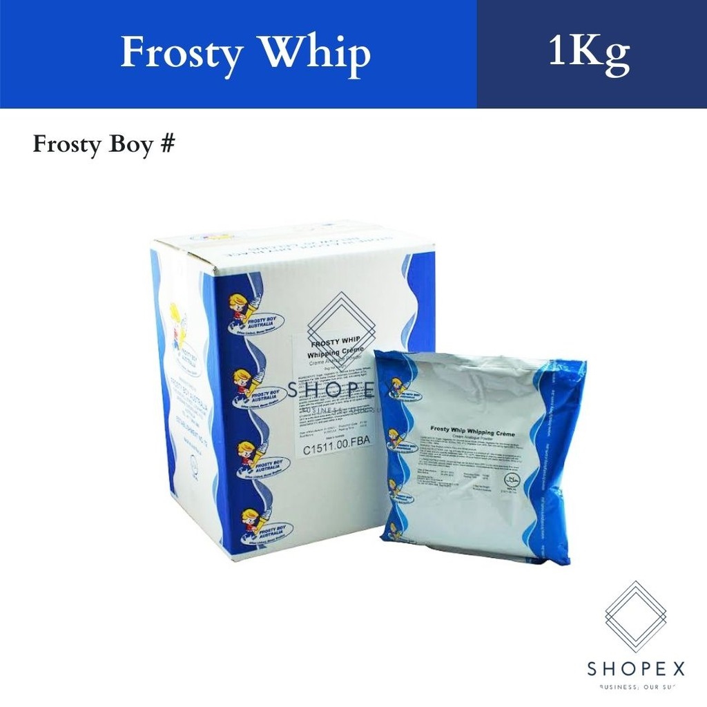 Frosty Boy Whip Cream Powder ( 1kg ) baking ingredient / frosty whip ...