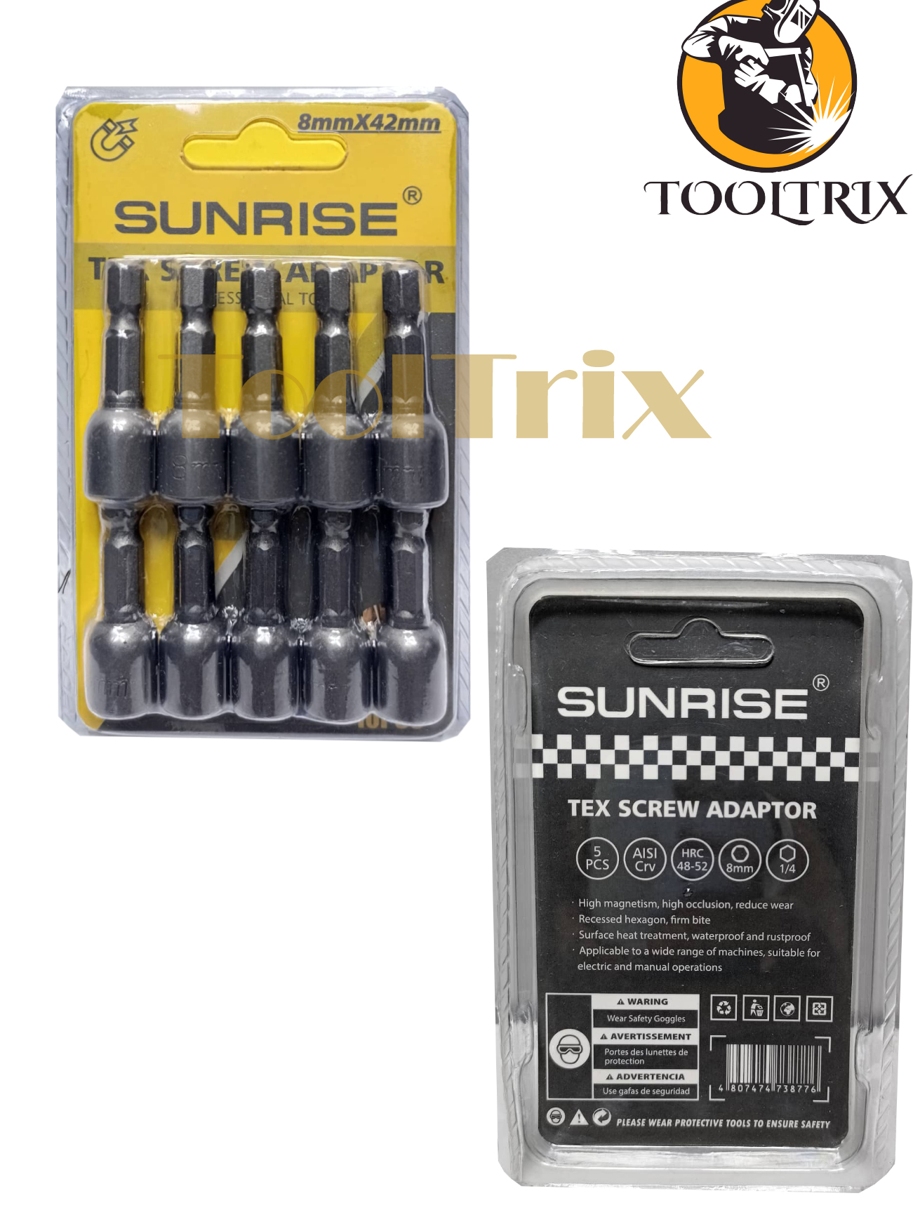 Sunrise TEX Screw Adaptor/Magnetic Nut Socket (Sold per pack) | Lazada PH