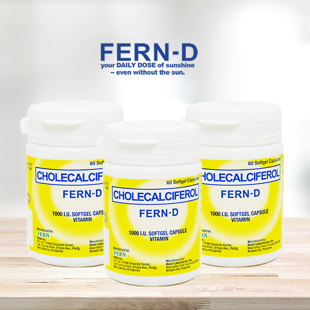 Fern D Vitamin D Supplement (60 Softgel Capsules) | Lazada PH