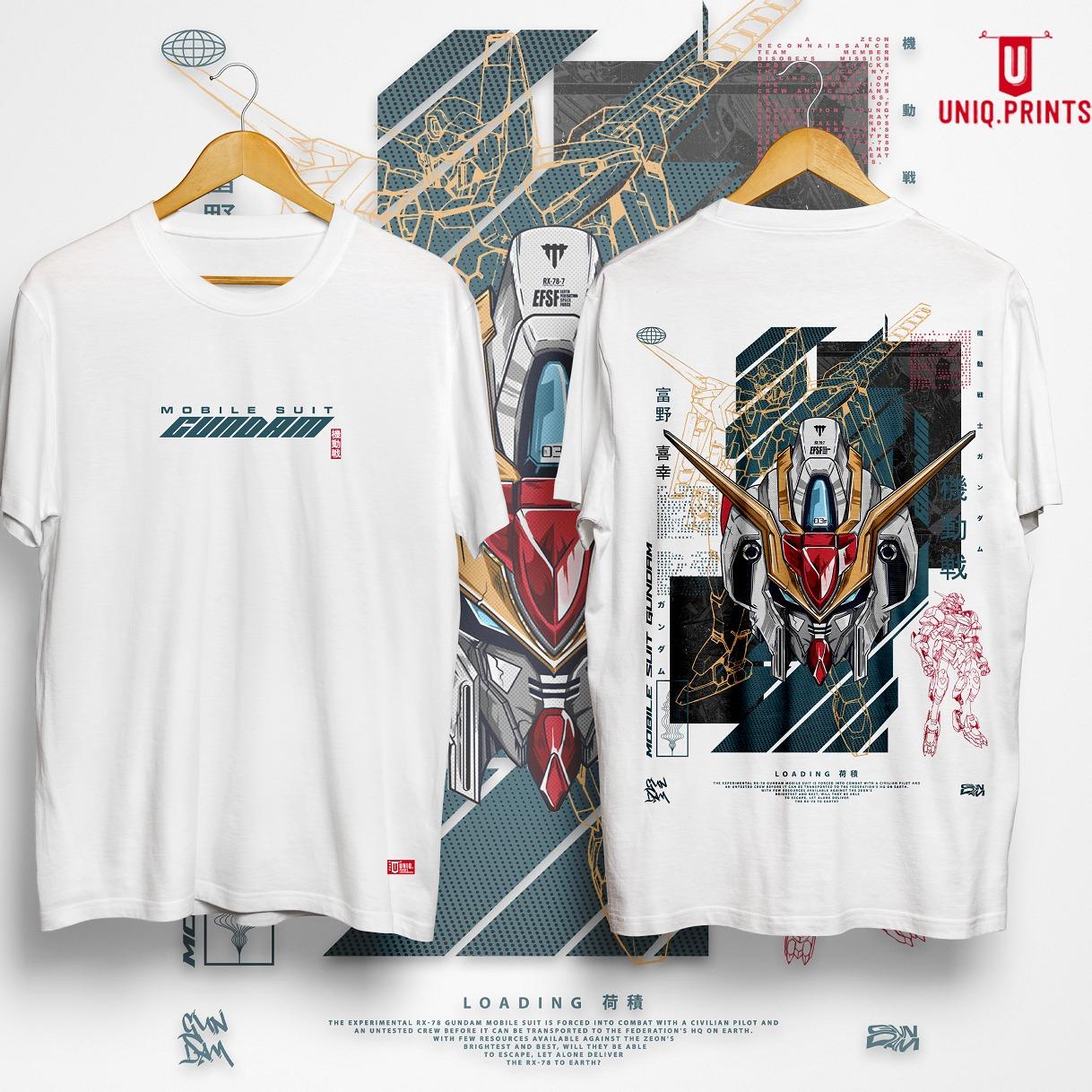 Uniq.prints Anime Shirt GUNDAM GRAPHIC TSHIRT UNISEX | Lazada PH