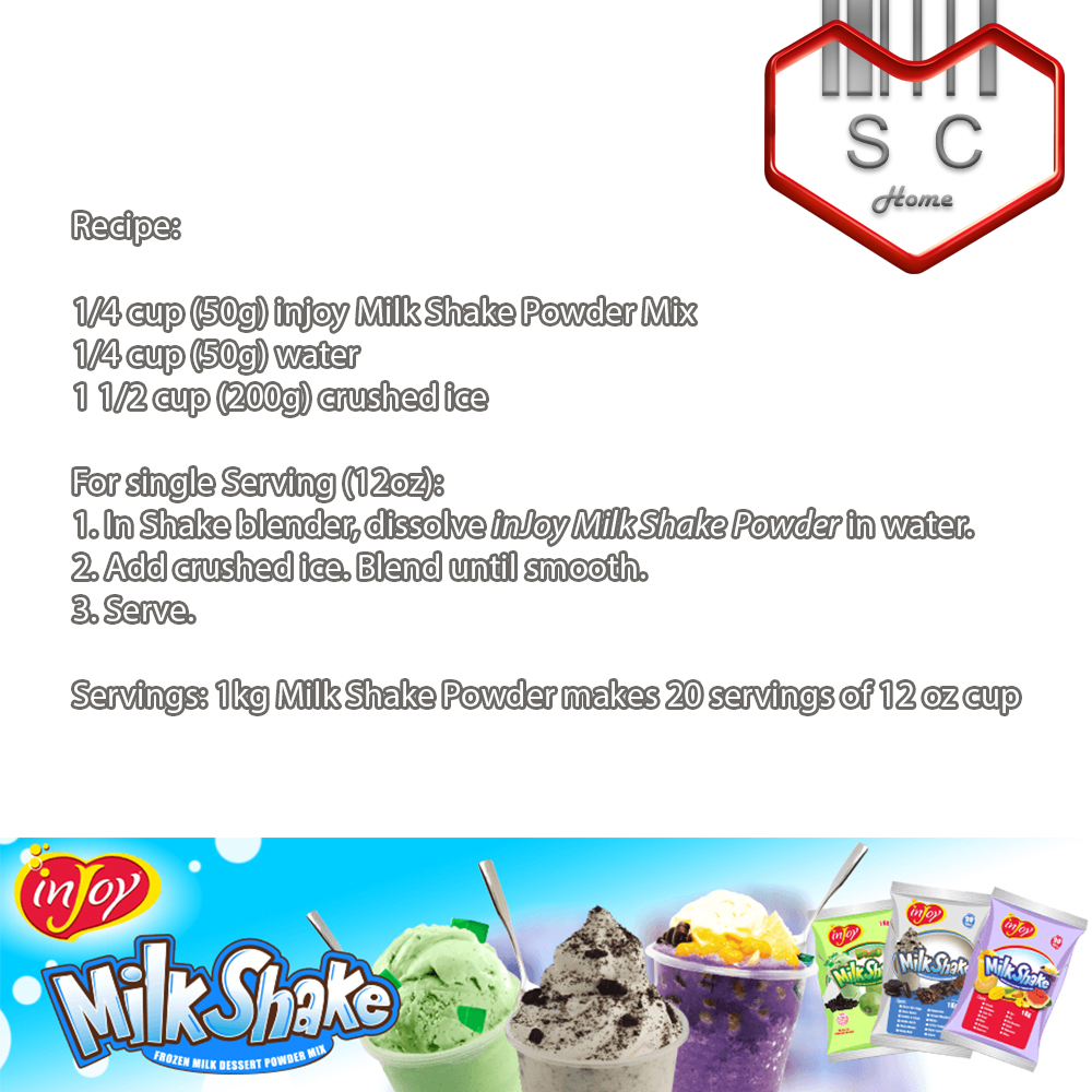 Injoy Buko Pandan Milkshake Milk Shake 1Kg (Buco Pandan) Shopping ...