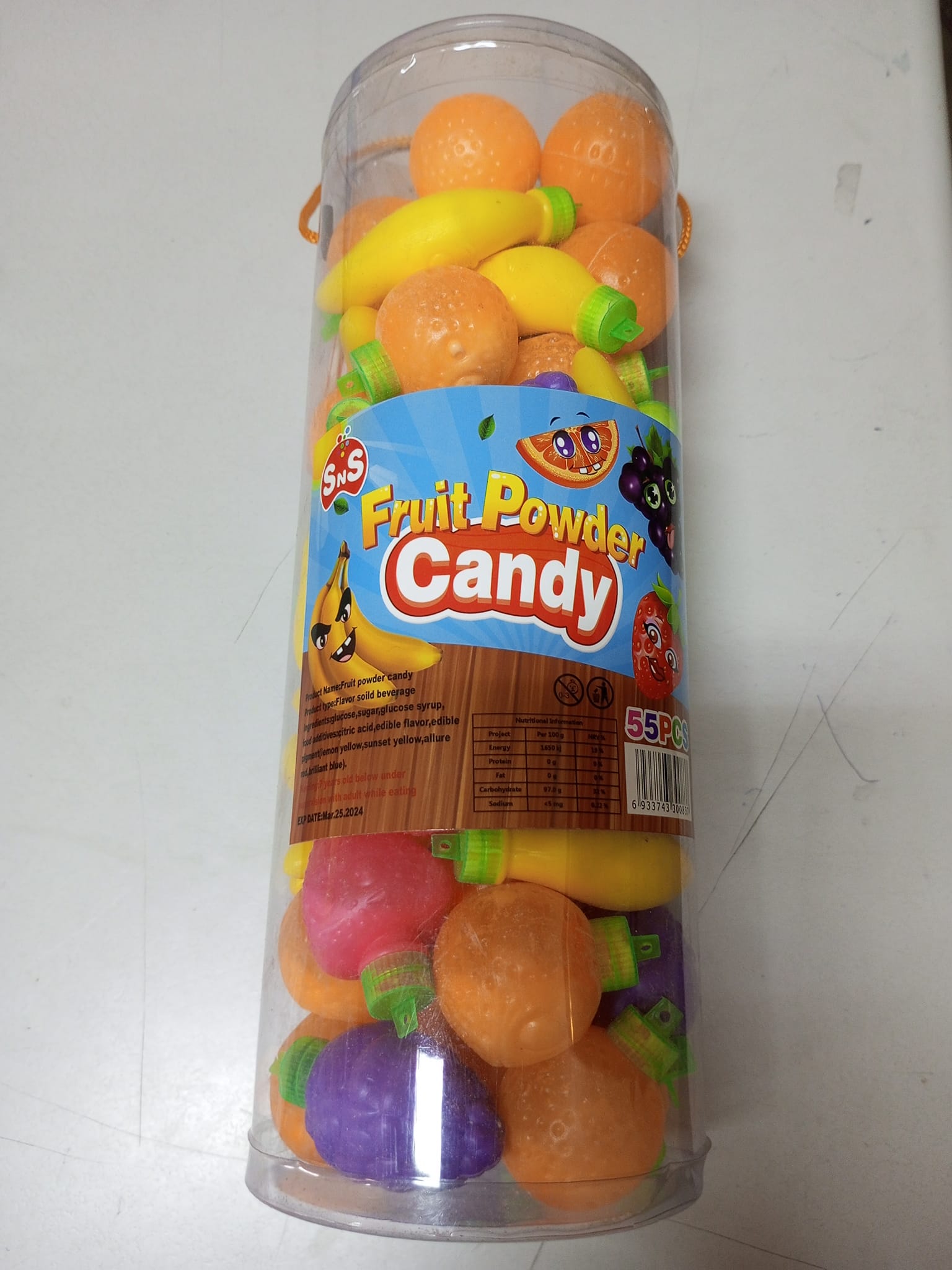 SnS Fruit Powder Candy 55pcs | Lazada PH