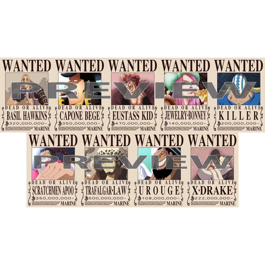 One Piece Ref Magnet Set Latest Bounties | Lazada PH