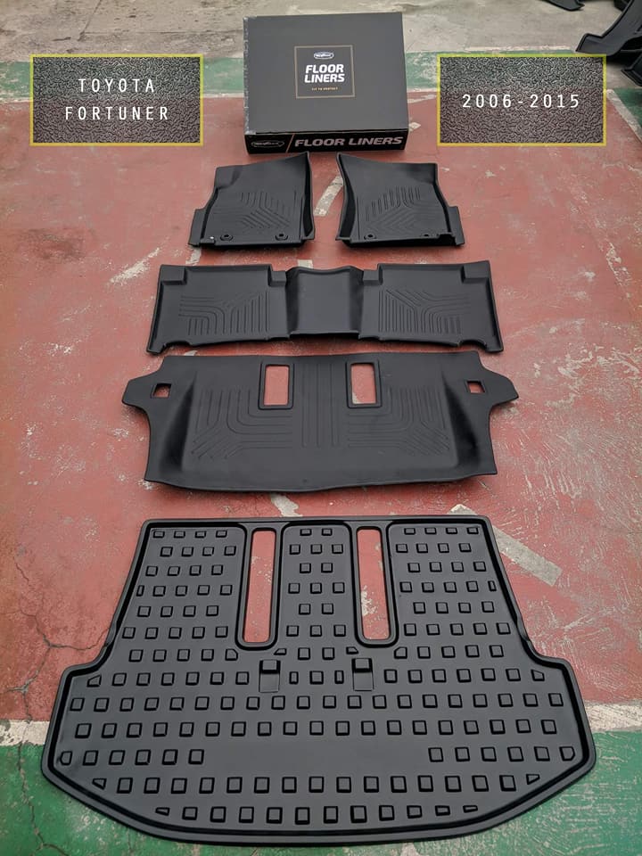 Fortuner Deep Dish Floor Matting Mat Rubber Shark Original with Rea ...