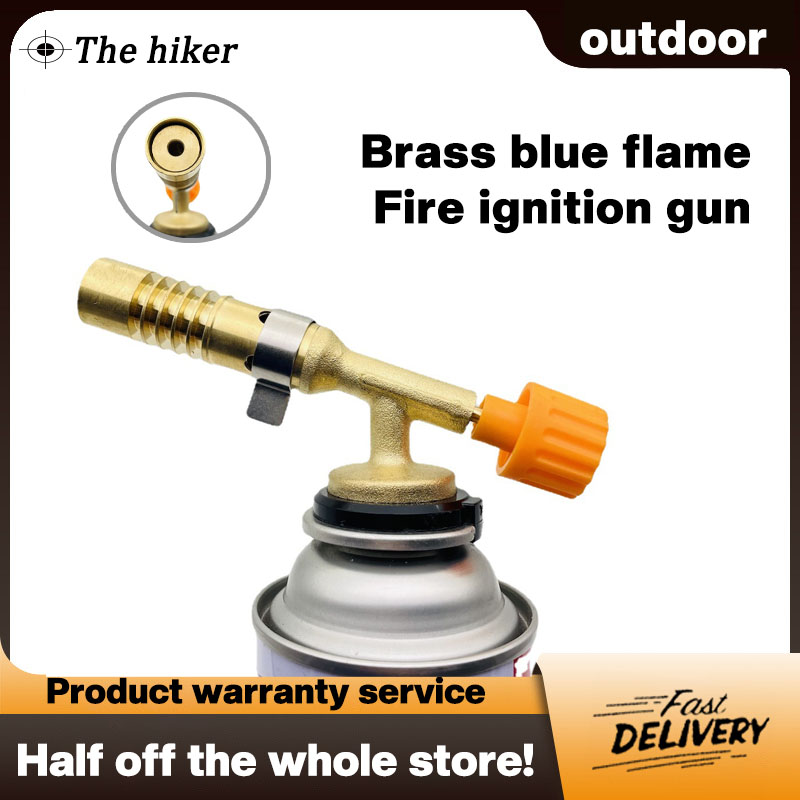 Portable Metal Flame Gun Outdoor Camping BBQ Flame Welding Gas Torch ...