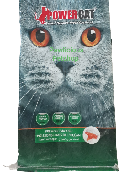 Power Cat Fresh Ocean Fish Flavor 1 sack (7kg +1Kg) | Lazada PH