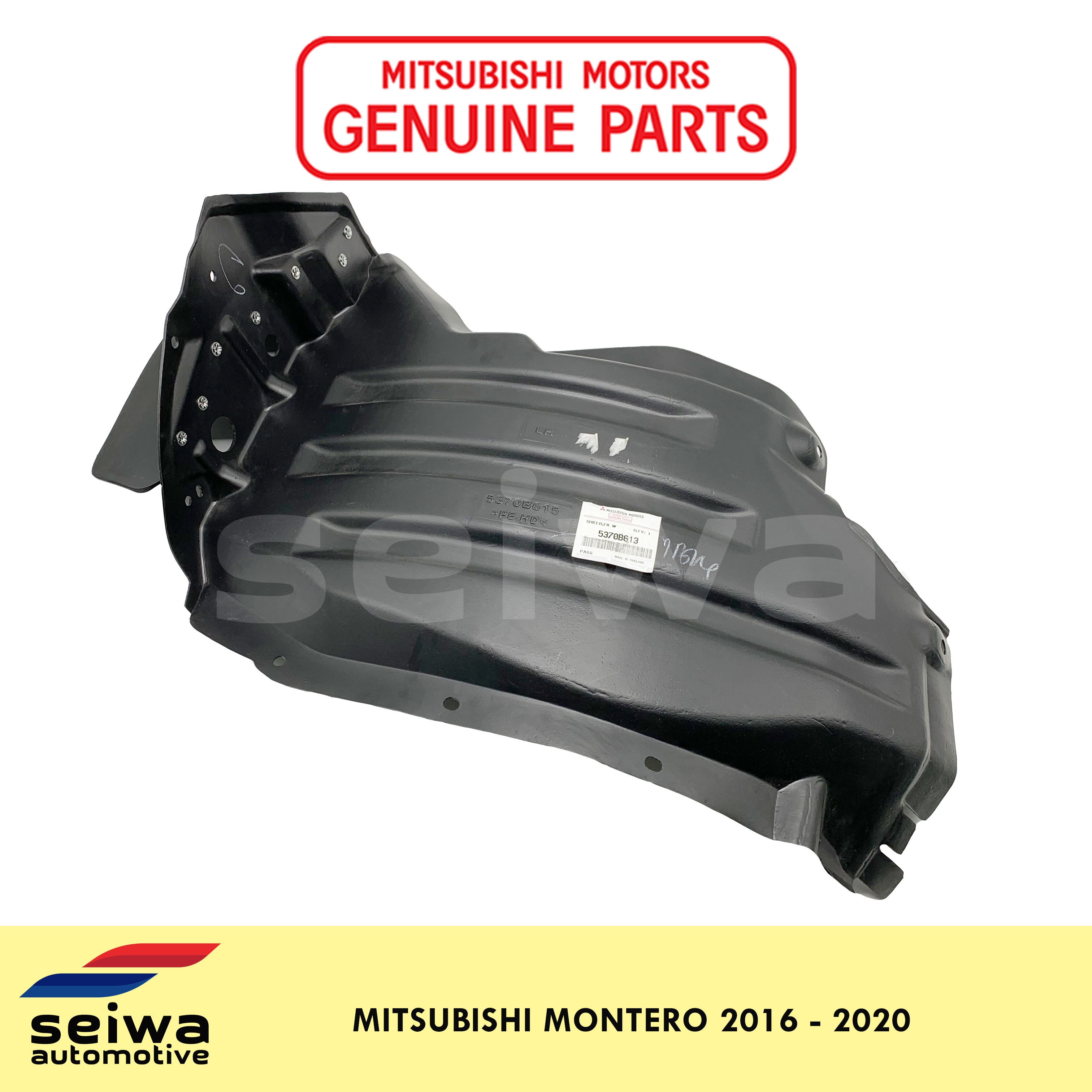 [2016 - 2019] Mitsubishi Montero Fender Liner LH (Fender Shield ...
