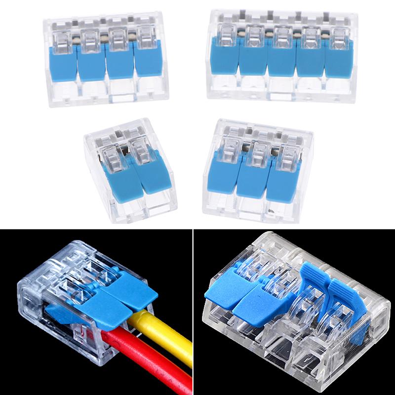 FUYU 20Pcs Fast wire Connectors Compact Wiring Connector Push-in Terminal Block - fuyuantang ...