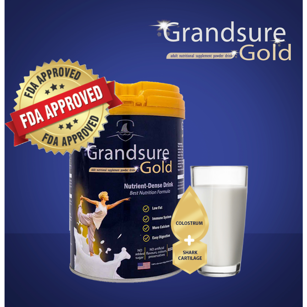[ LEGIT] Grandsure Gold Colostrum 400G For People With Osteoporosis ...