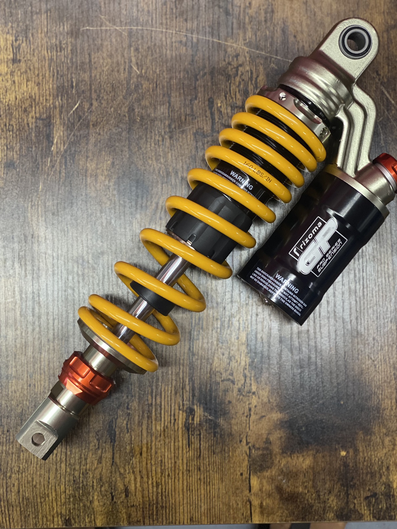 Rizoma Honda Click/Vario GP Series Fully Adjustable Rear Shock Absorber ...