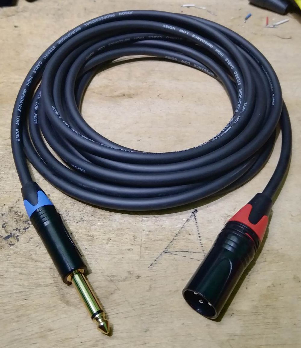 PURE COPPER XLR MALE TO PL55 MONO BLACK HEAVY DUTY CONNECTORS | Lazada PH