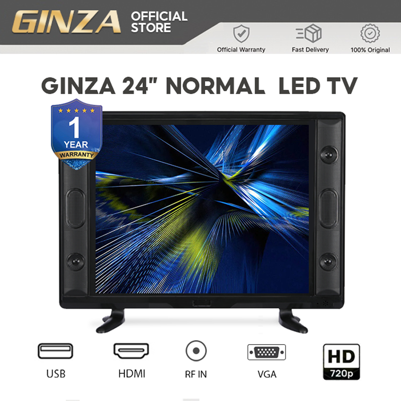 ( TV Stand ) GINZA 22 inch TV 24inch LED TV TV flat screen on sale Full HD Ultra-Slim | Lazada PH