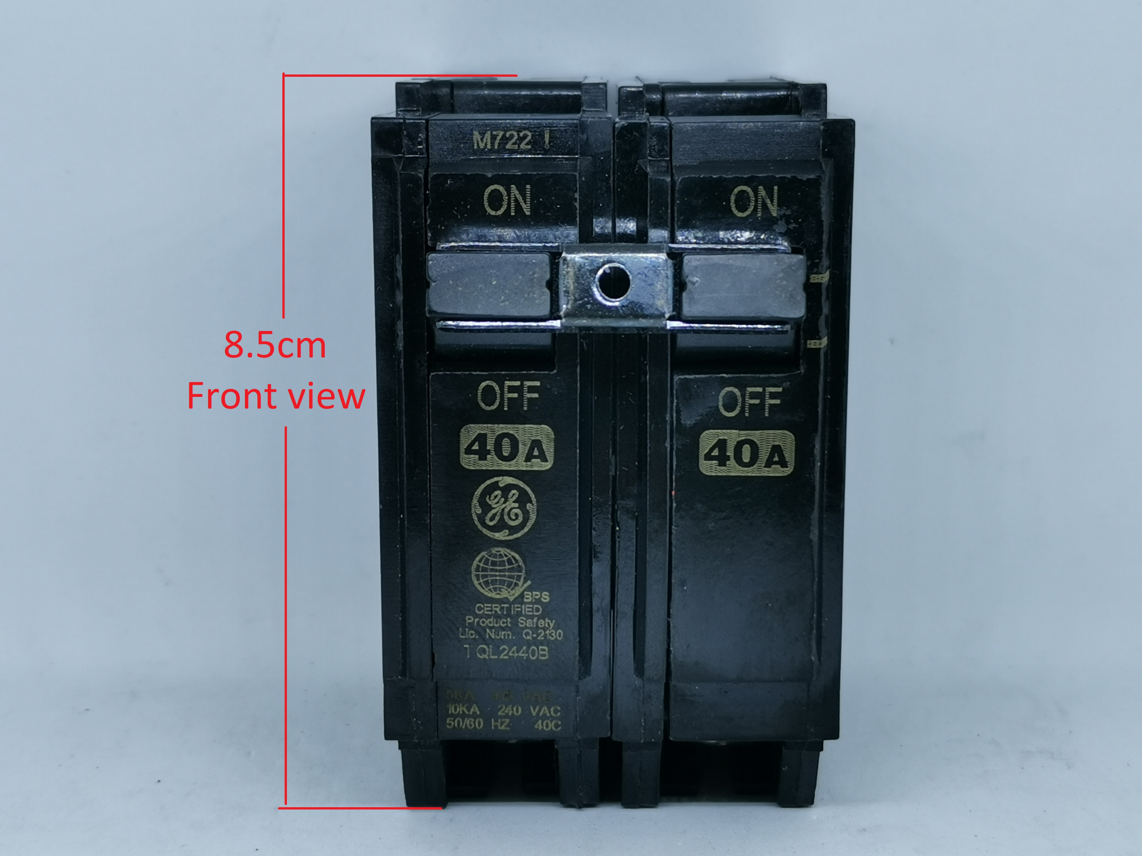 40A Circuit Breaker 2 Pole Single Phase Plug-in Single Phase (GE) TQL ...