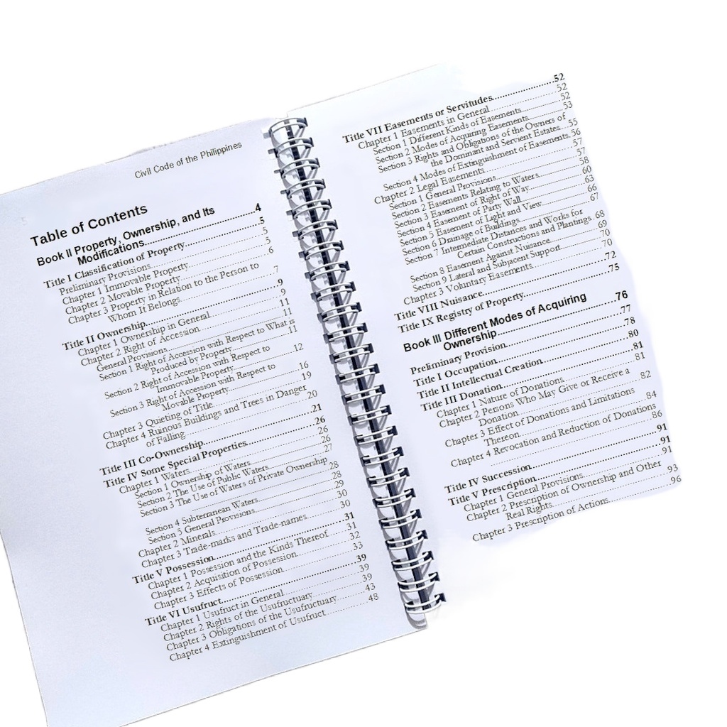 COD Codal (Notebook 2022) - Property and Ownership Civil Code of the ...