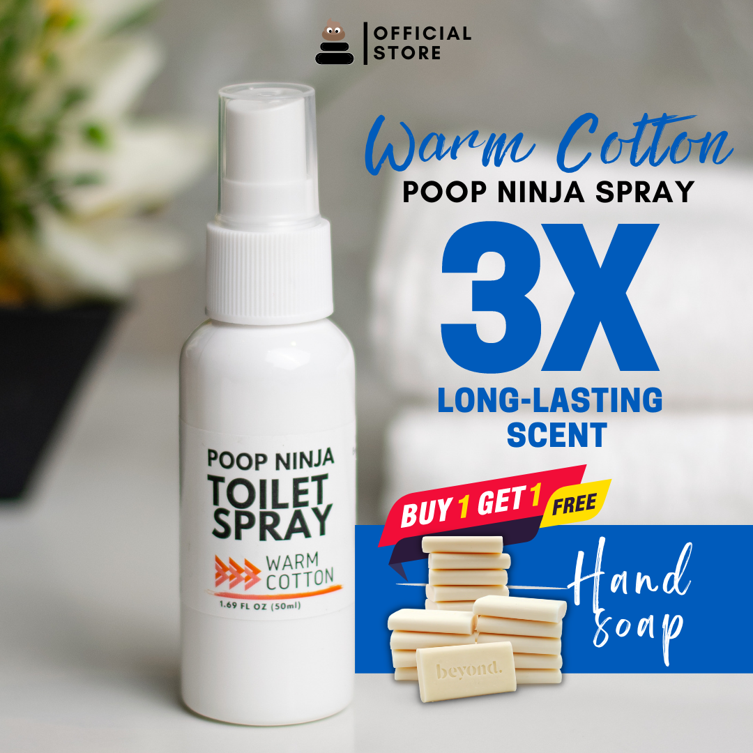 WARM COTTON Poop Spray Odor Buster Air Freshener Poop Ninja Poo Spray ...