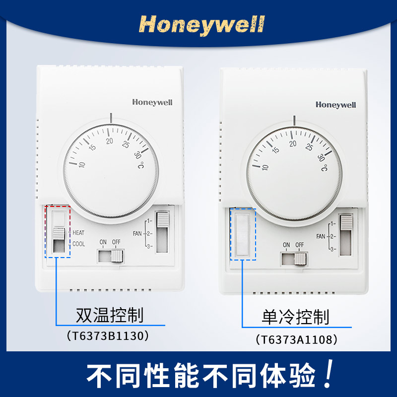 Honeywell Honeywell T6373BC1130 central air conditioning thermostat fan ...