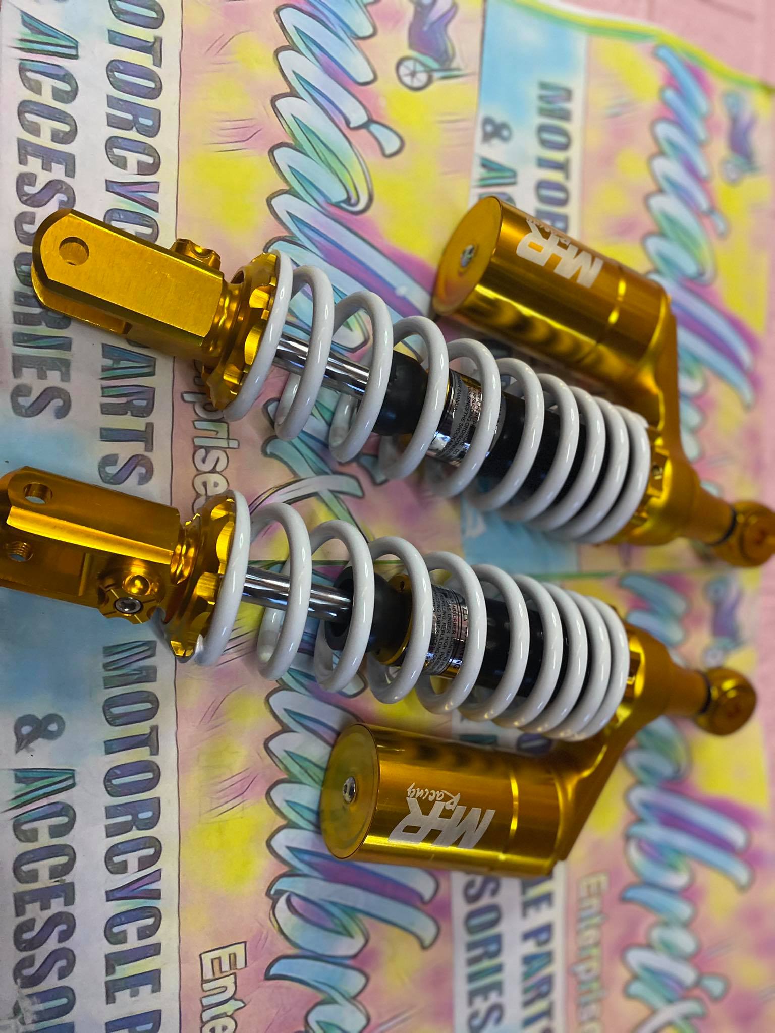 NMAX/AEROX V1/V2 REAR SHOCK MHR GOLD SERIES 305mm | Lazada PH