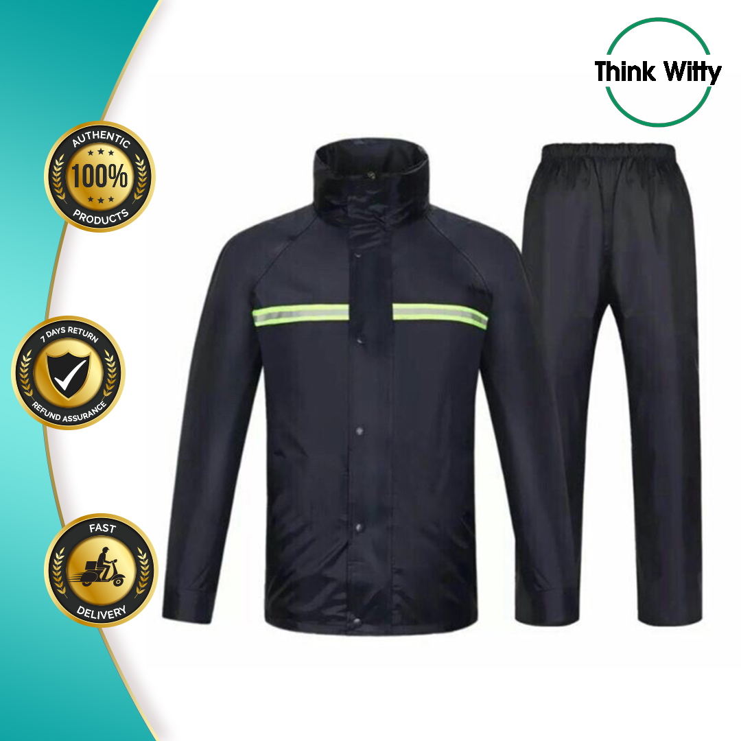 Original Motorcycle Raincoat (Makapal) Waterproof Rain Coat Upgraded ...