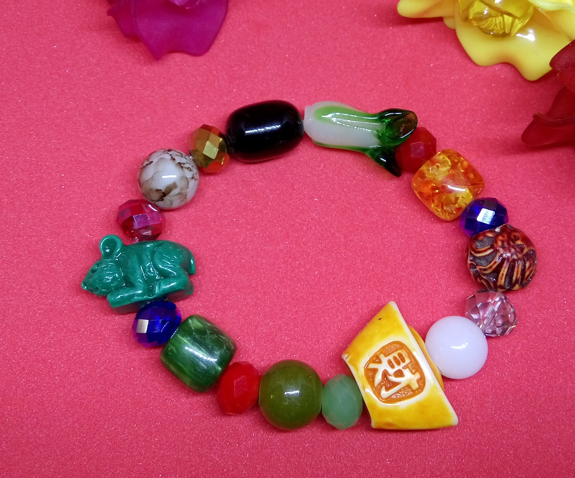 TIGER) ALL IN ONE LUCKY BRACELET LUCKY CHARMS YEAR OF 2023 MIX LUCKY ...