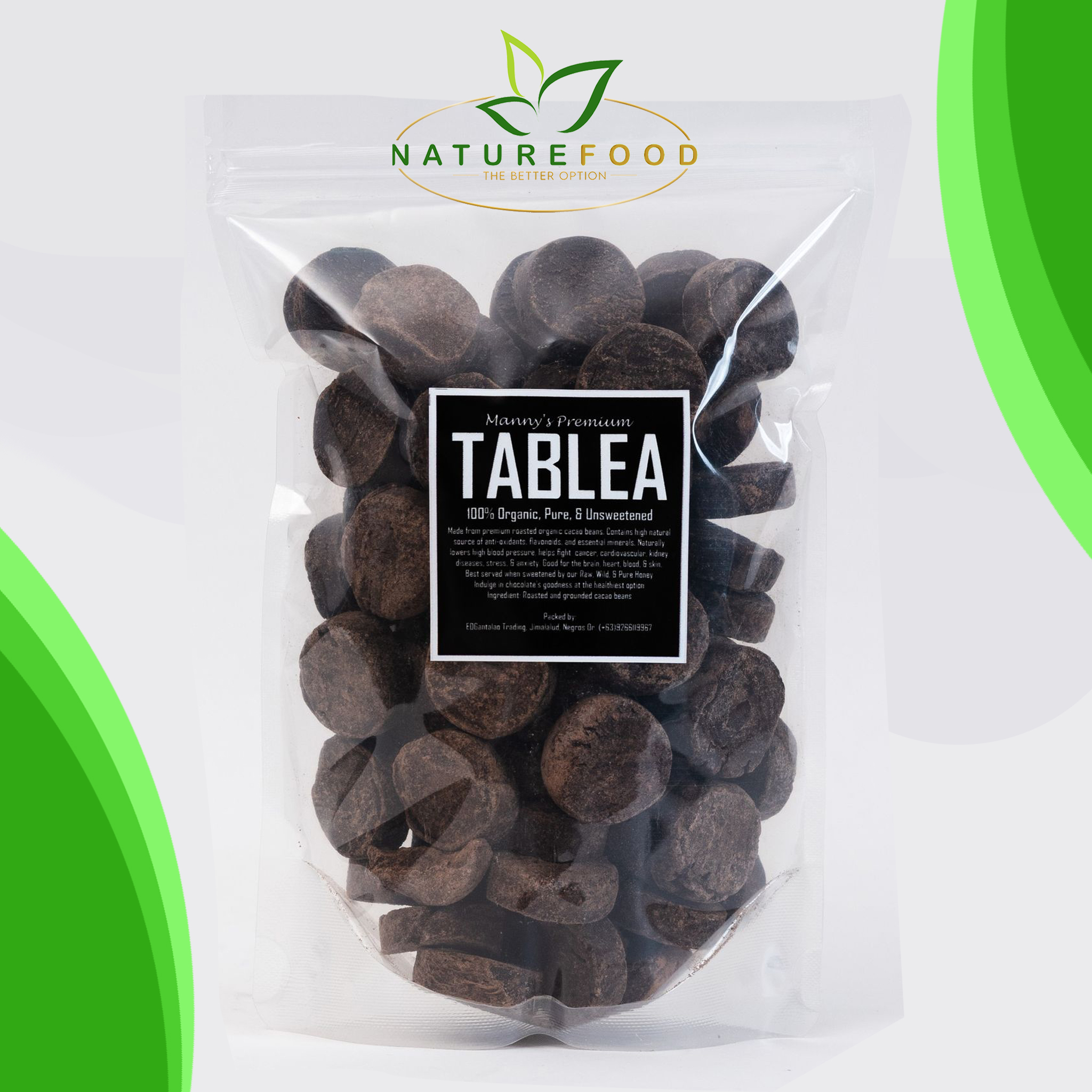 Pure Cacao Tablea (Unsweetened, Organic from Negros Oriental) | Lazada PH