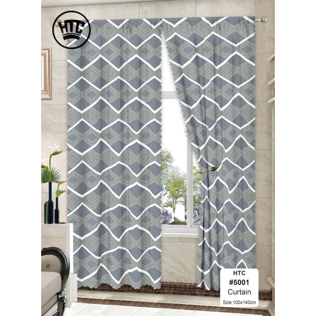 [Curtains] Curtain 100x140 cm Cotton New Kurtina Curtains For Window ...