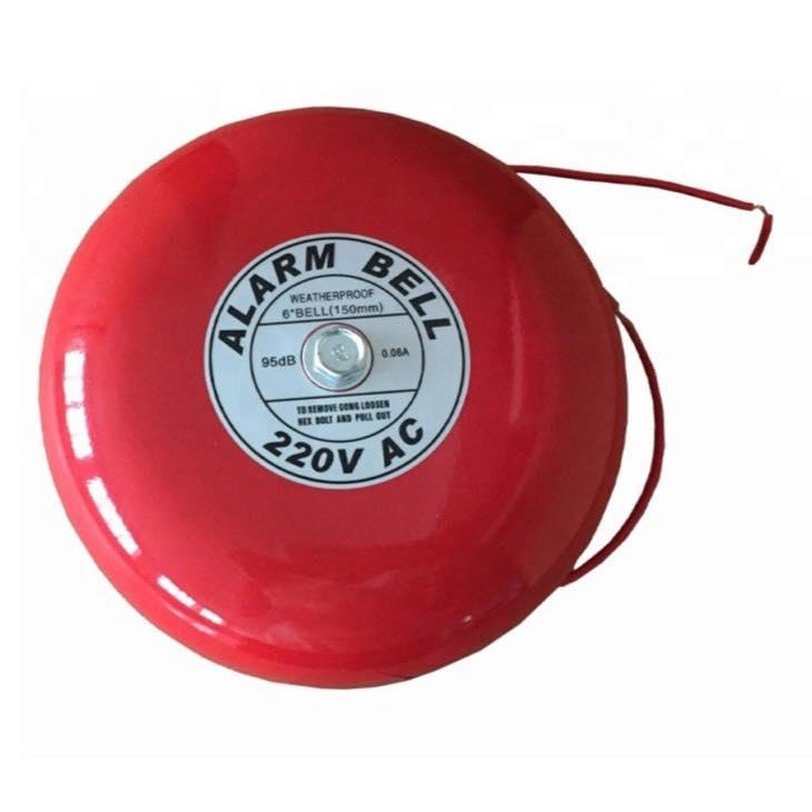 【Hot Sale】 Fire Alarm Bell 6'' inch Weather Water Proof Round Shape ...