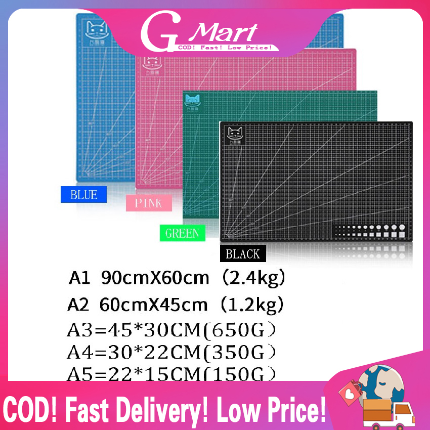 ⭐【LazTop Seller】A5 A4 A3 A2 A1 Leather Craft Cutting Mat Board Engraving Soft Pad Hand Writing ...