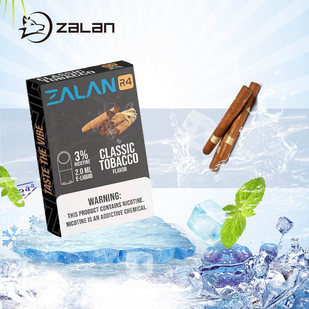 zalan vaperpod set zalan vaperjuice R4 pod liquid case 100% original ...