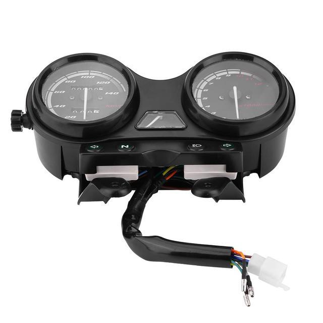 DC 12V Motorcycle Instrument Panel Motorcycle Motorbike 12000RPM LCD ...