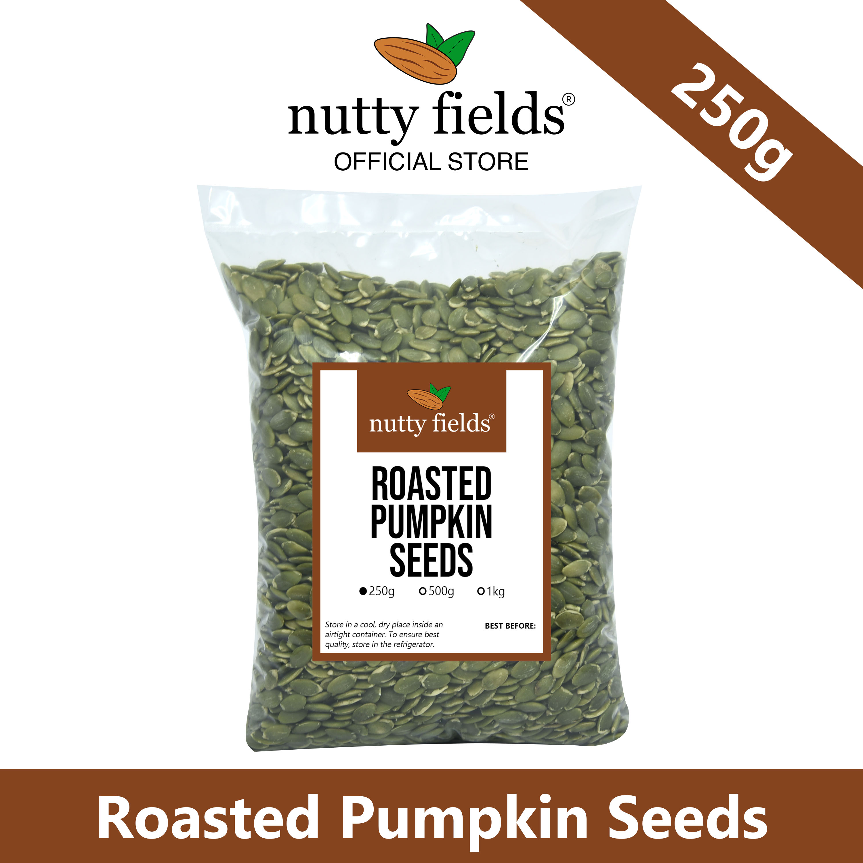 Roasted Pumpkin Seeds (250g - 1kg) by Nutty Fields | Lazada PH