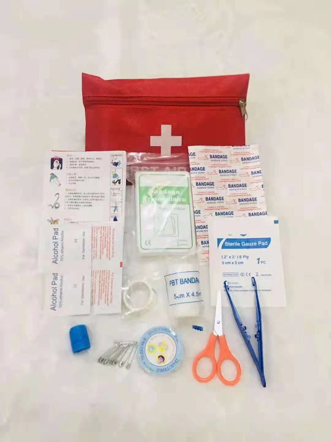 First Aid Kit Set Emergency Kit Outdoor Car Family Medical Kit Supplies ...
