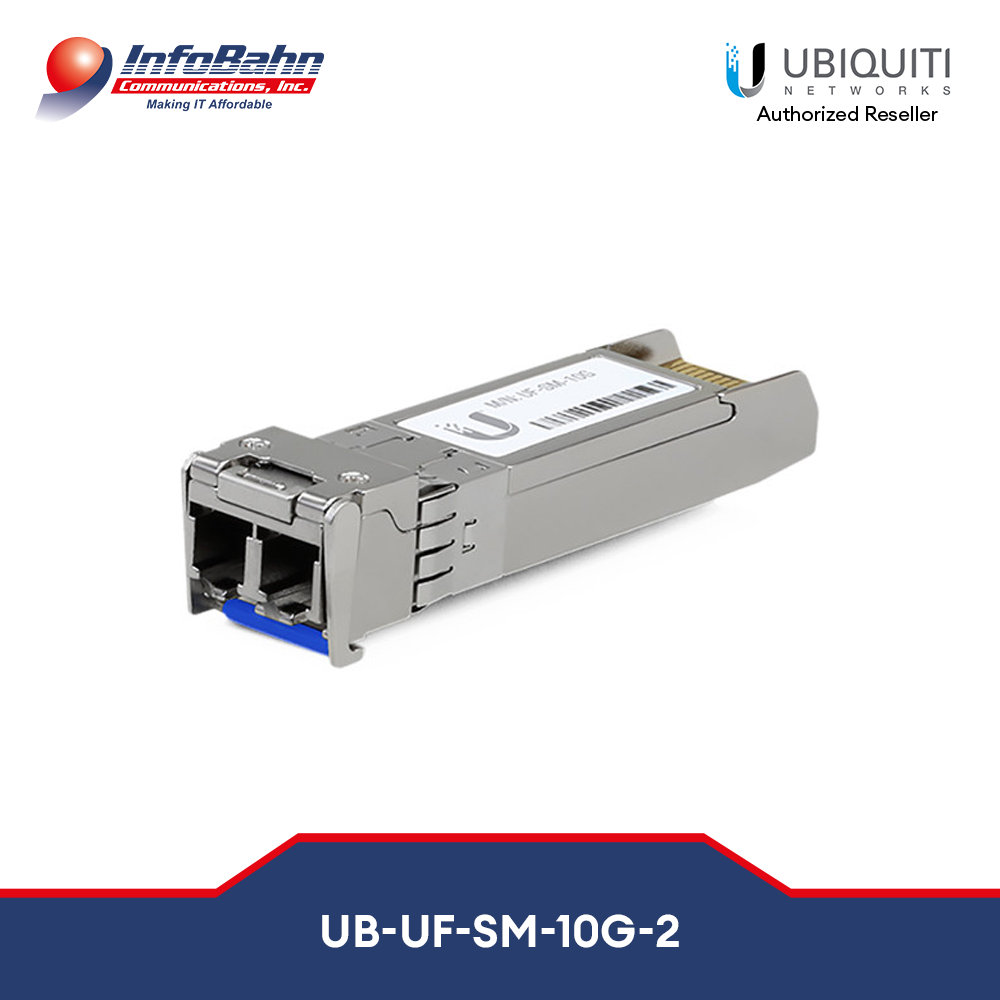 Ubiquiti Networks UF-SM-10G SFP+ Single-Mode Fiber Module (2-Pack) | Infobahn | Lazada PH