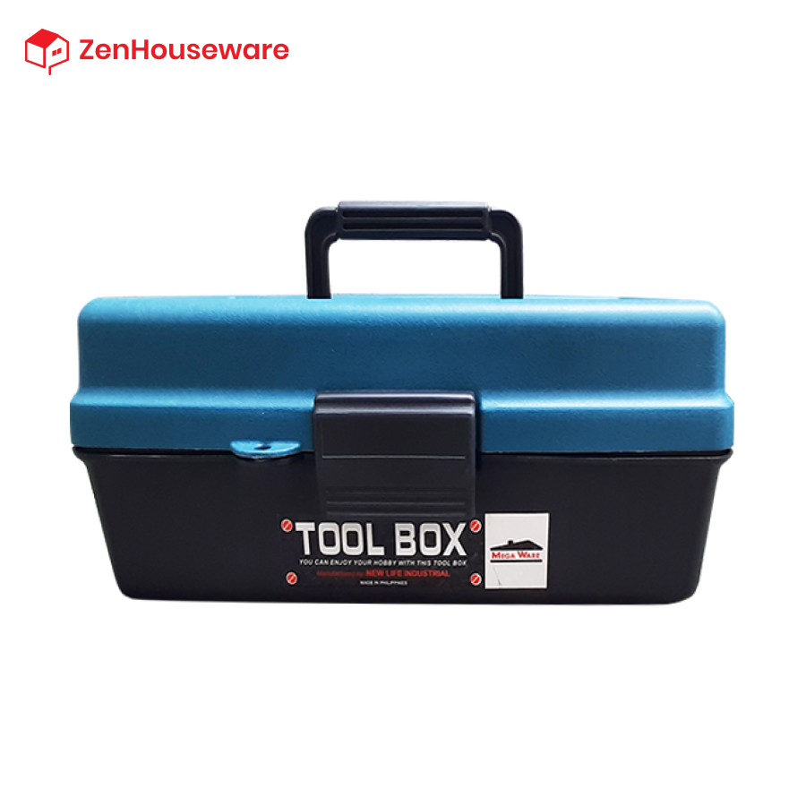 Megaware Plastic Tool Box Organizer Storage Toolbox Plastic with ...