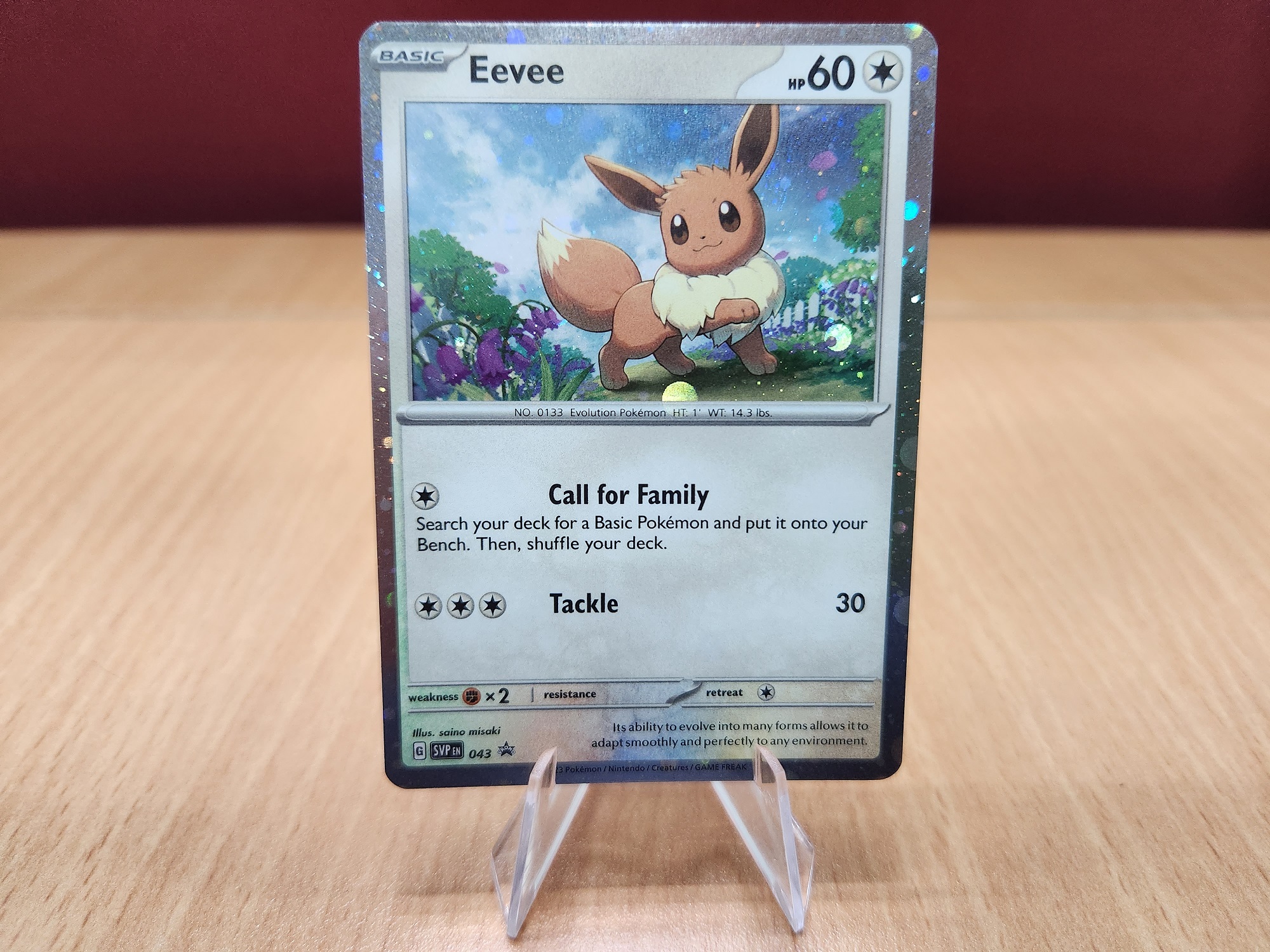 Eevee Promo Obsidian Flames - SVP043 - Scarlet and Violet - Pokemon ...