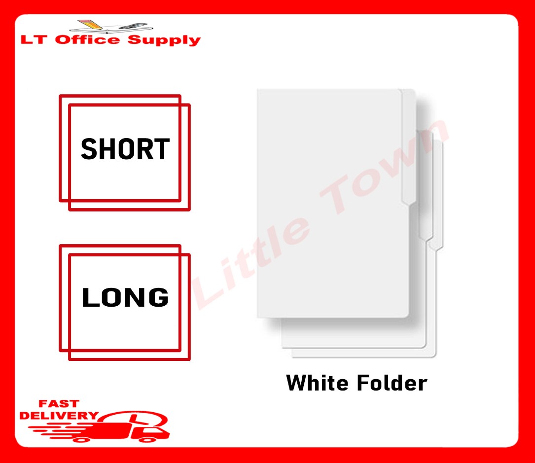 White Folder Size Long & Short | Lazada PH