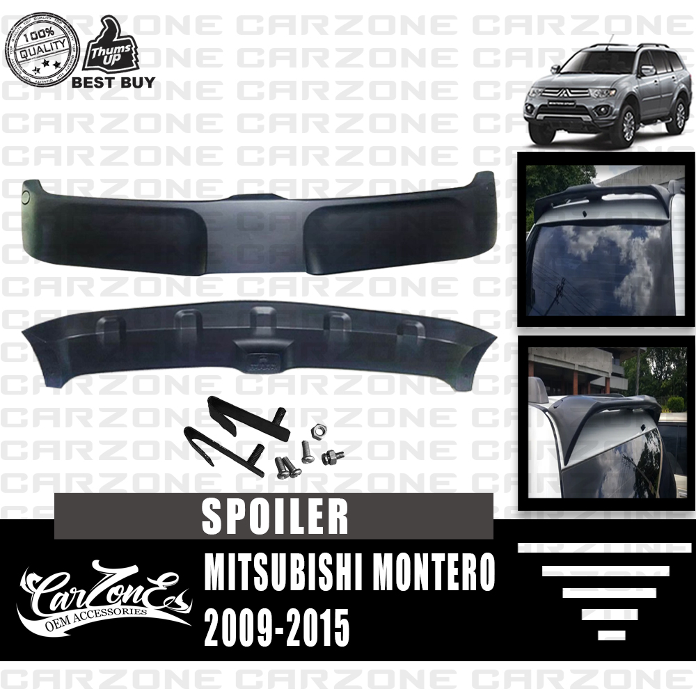 Mitsubishi Montero 2009-2015 GEN 2 Clip Type Rear Trunk Spoiler (Matte ...